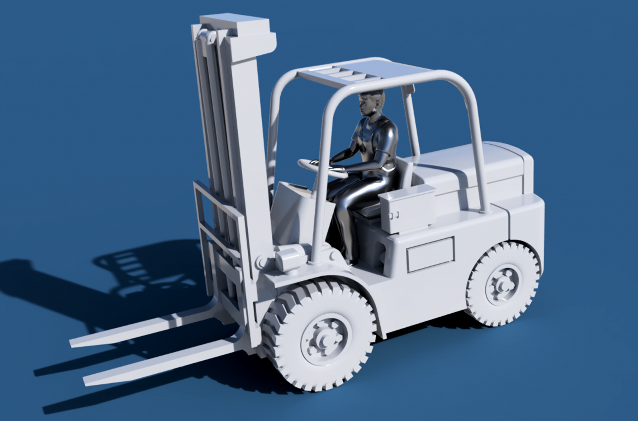 Hyster Diesel Forklift - 4mm / OO / 1:76 Scale - 12A Models - Kits and ...