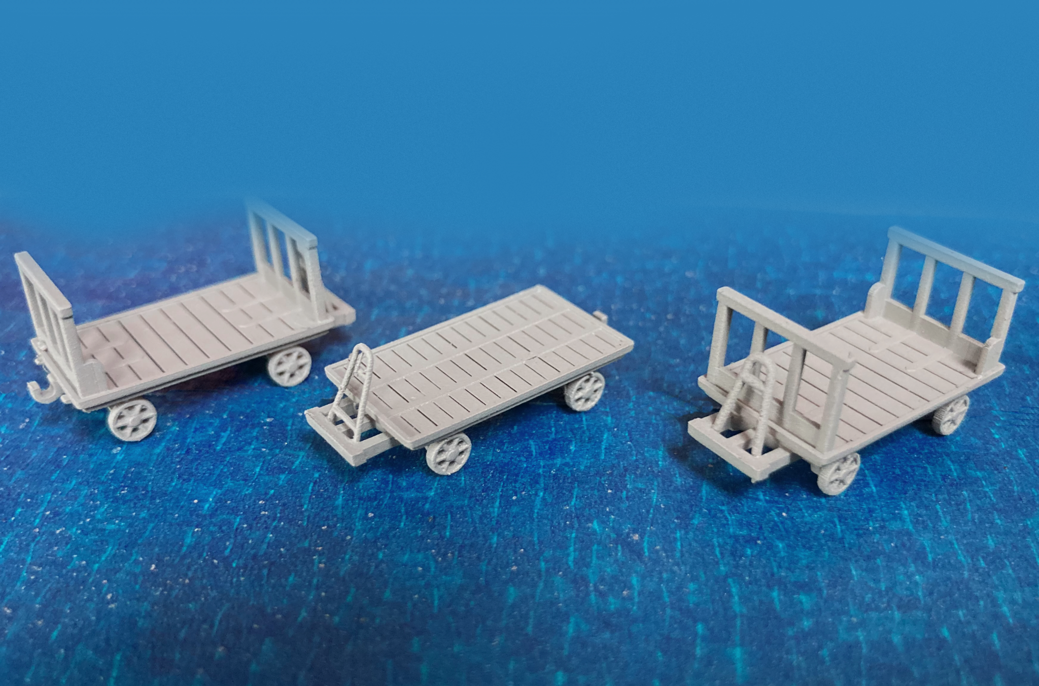 Royal Mail / British Rail Platform Trolleys - 4mm/OO - 12A Models ...