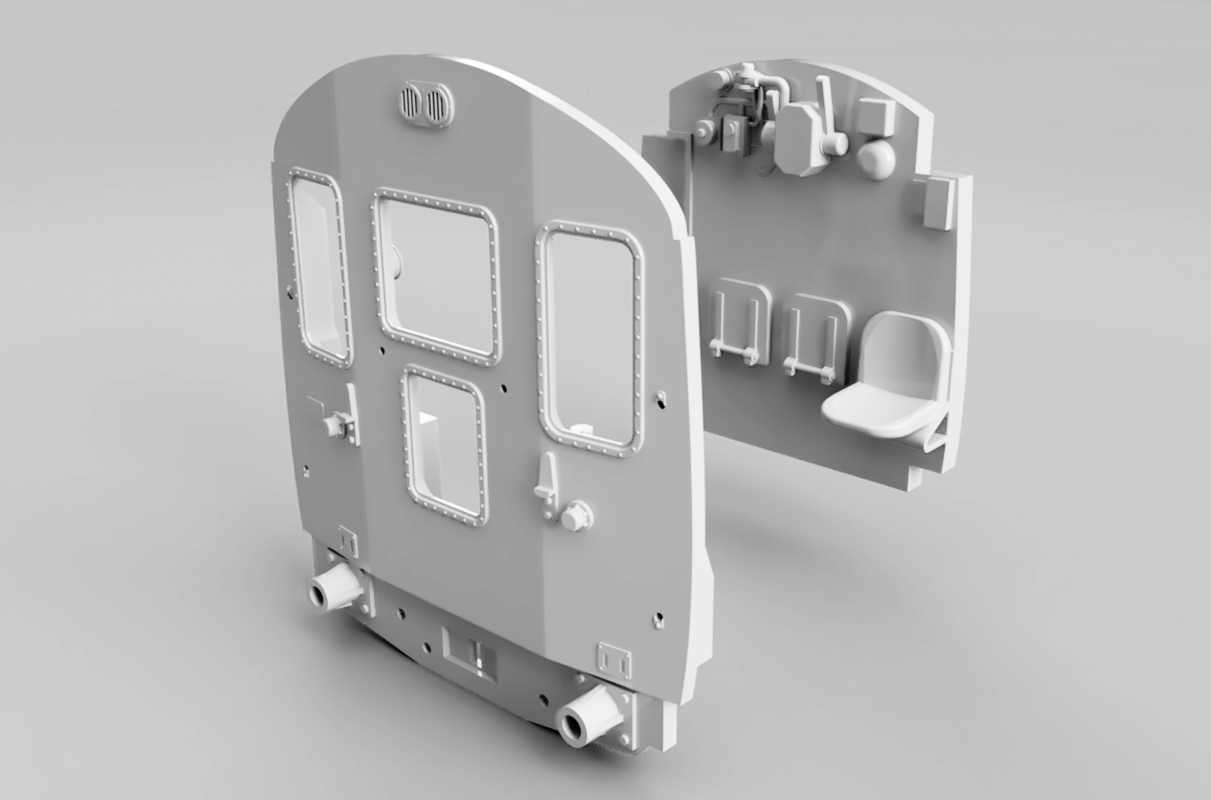 RTC Tribometer Auto Trailer Cab Conversion Kit - OO / 4mm scale - 12A ...