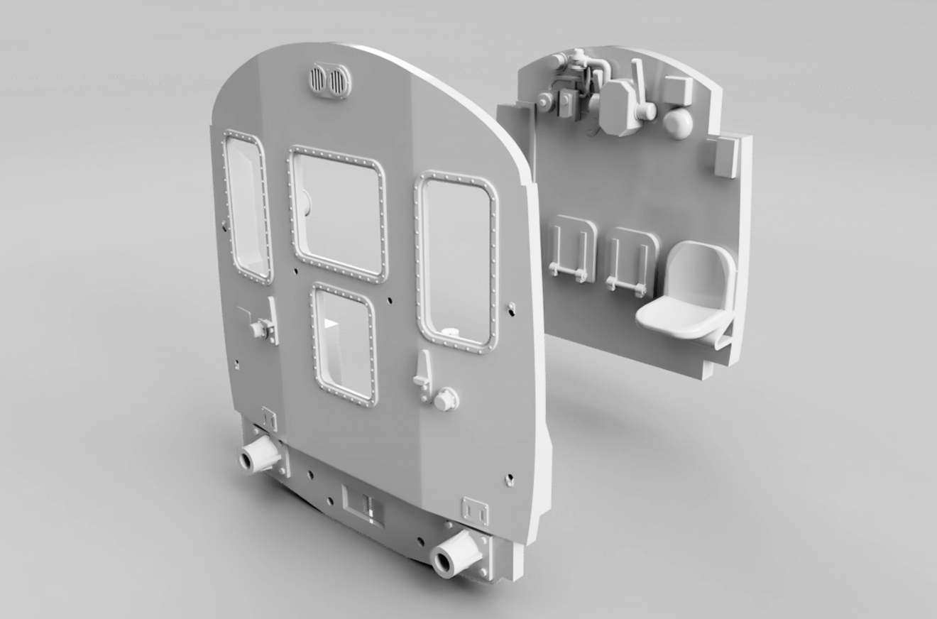 RTC Tribometer Auto Trailer Cab Conversion Kit - OO / 4mm scale - 12A Models - Kits and ...