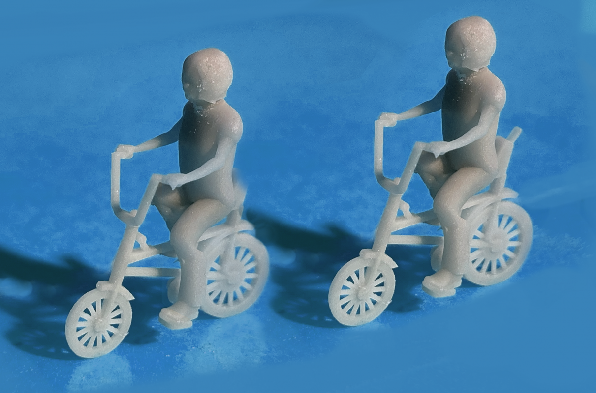 Raleigh Chopper Bicycles with Riders x2 - OO / 4mm scale - 12A Models ...