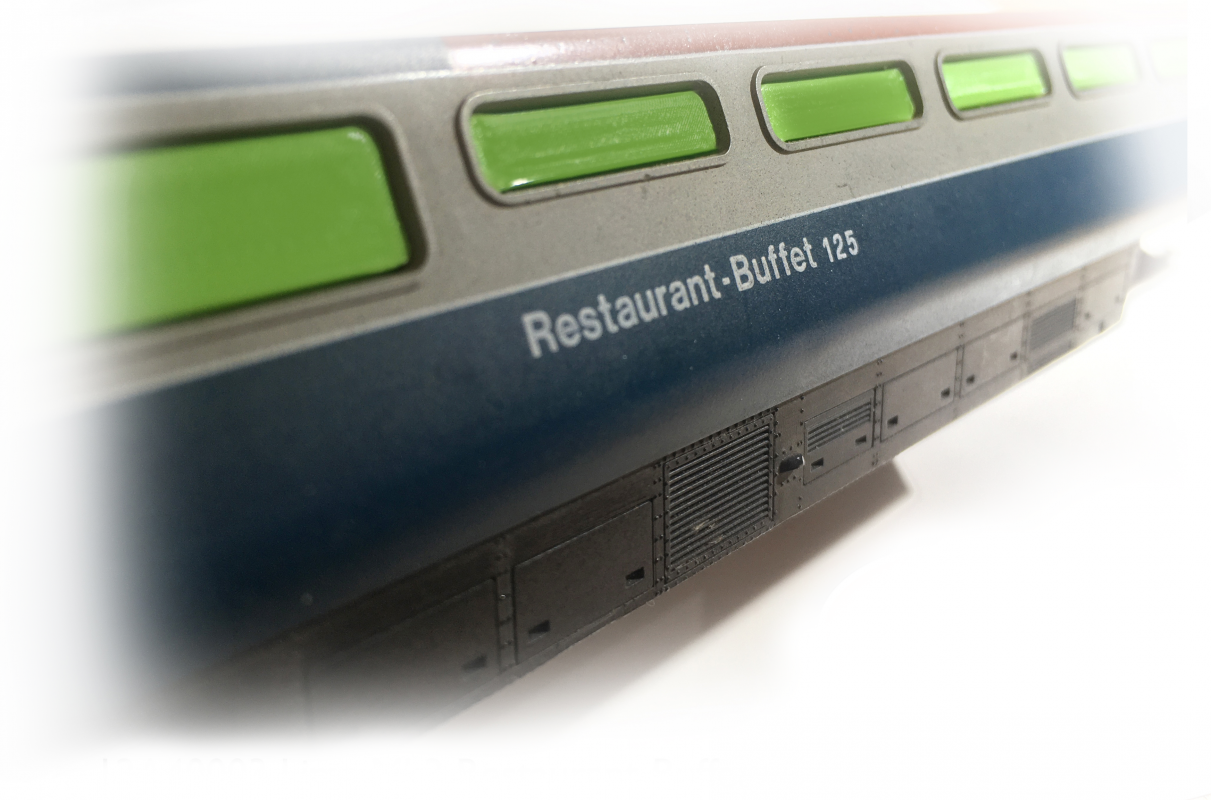 Window Fillers for Lima OO Mk3 Restaurant Buffet conversions