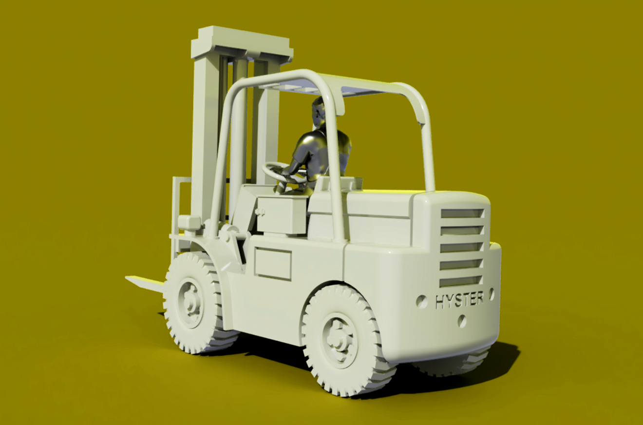 Hyster Forklifts now available in N and TT:120 Scales - 12A Models ...