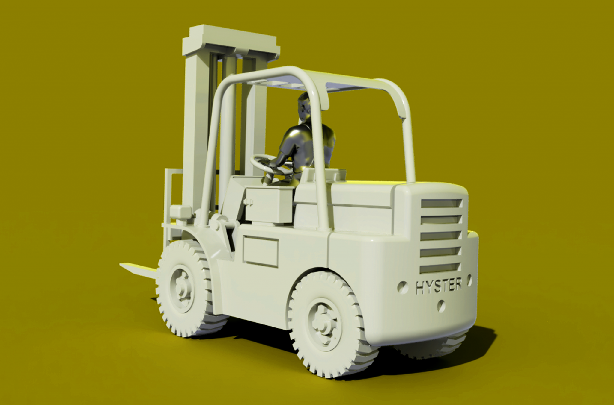 Hyster Forklifts now available in N and TT:120 Scales - 12A Models ...