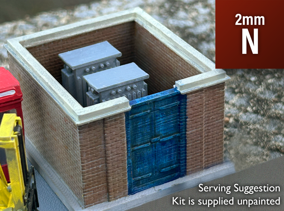 Suburban Electricity Substation with Transformers - 2mm / N - 12A ...