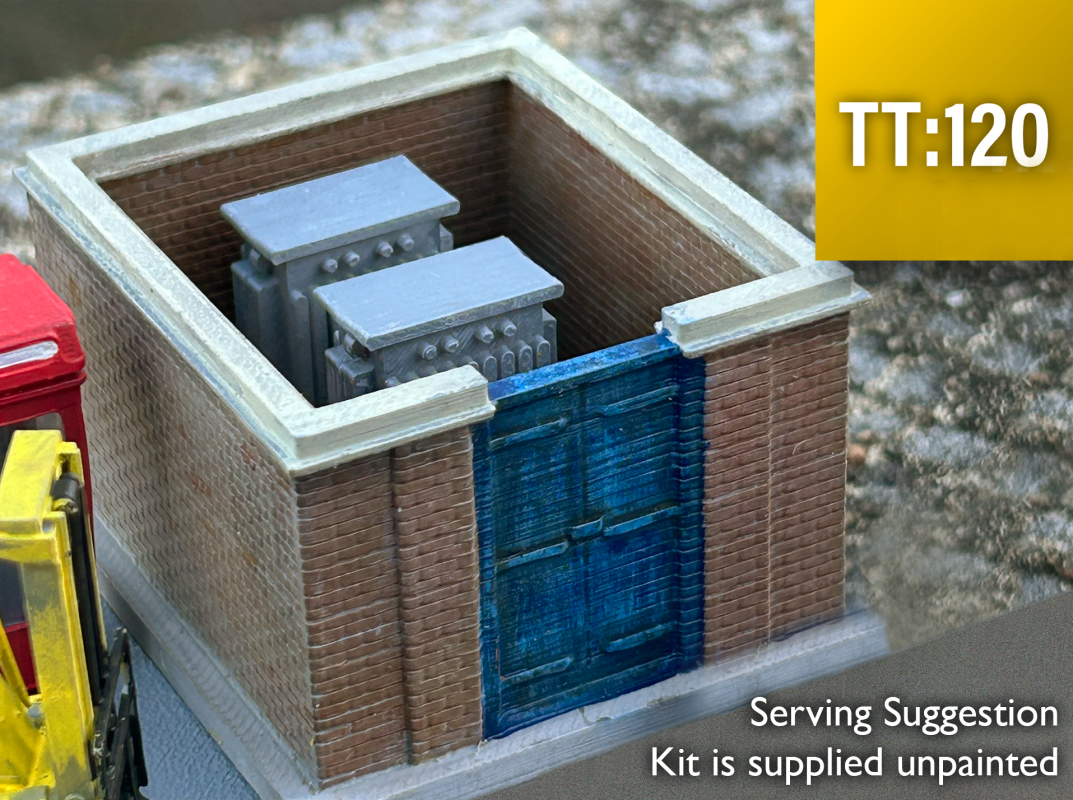Suburban Electricity Substation with Transformers - TT:120 Scale - 12A ...