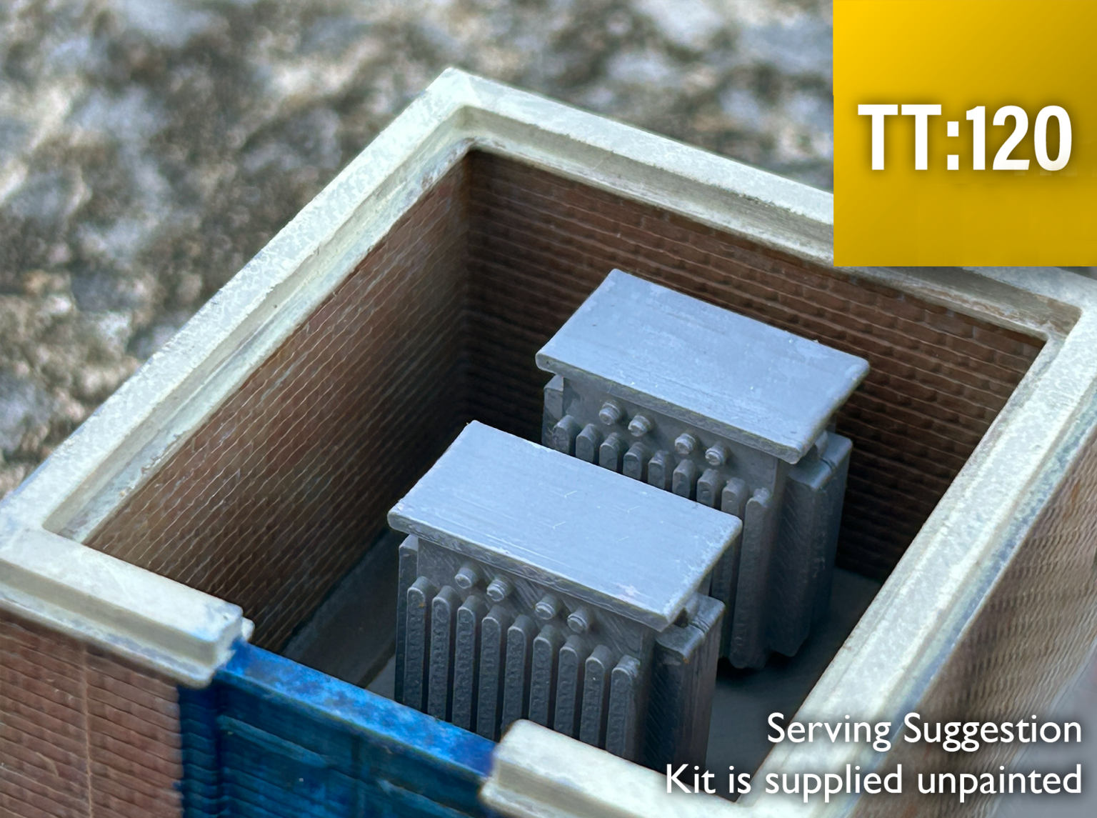 Suburban Electricity Substation with Transformers - TT:120 Scale - 12A ...