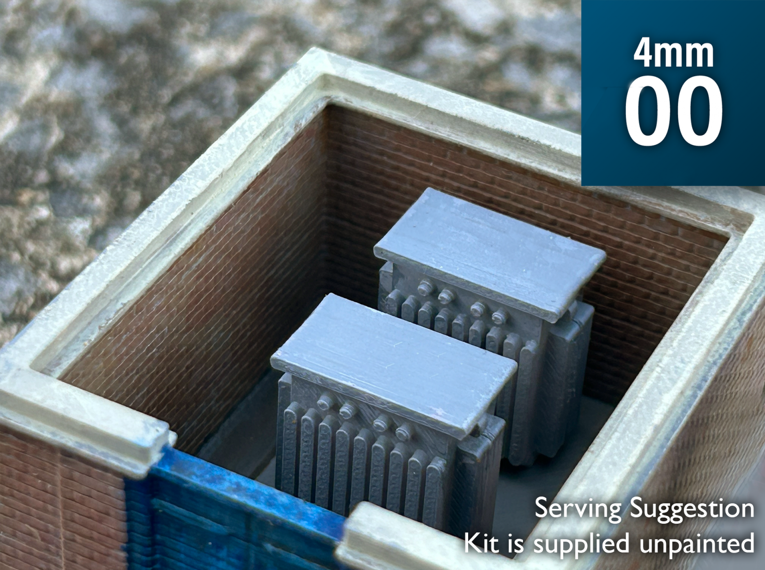 Suburban Electricity Substation with Transformers - 4mm / OO - 12A ...